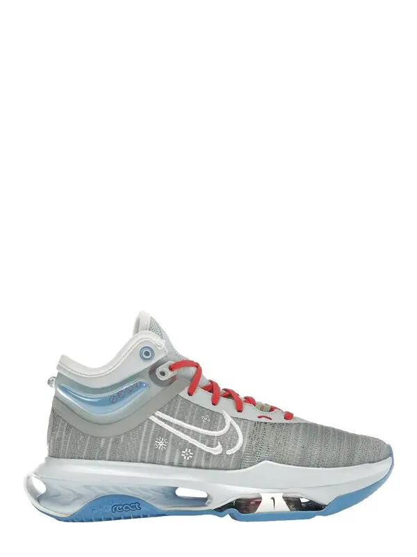 Nike Zoom Gt Jump 2 Christmas Sneakers - Wolf Grey/blue Tint/university Blue