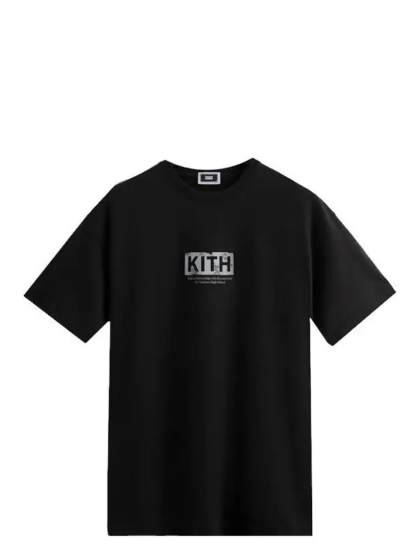 Kith Branded Arts Eroded Logo Student Tee Shirt - Black
