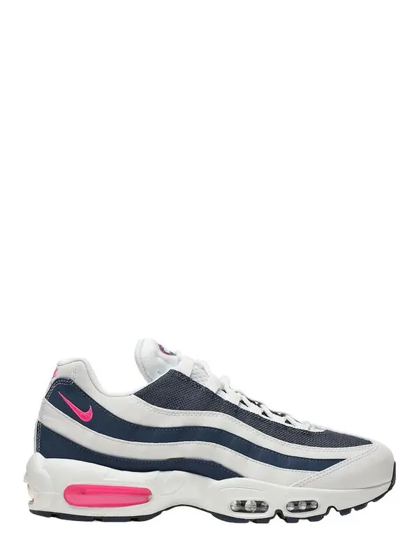 Nike Air Max 95 Sneakers - White/pink Blast/midnight Navy Blue