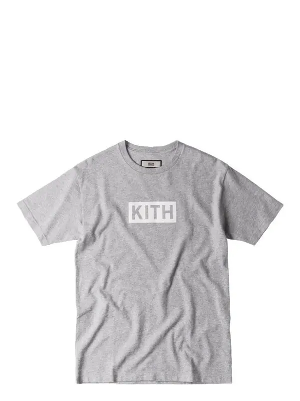 Kith Classic Logo Tee Shirt - Heather Grey