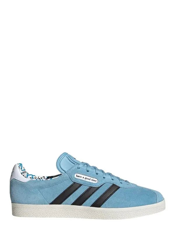 Adidas Gazelle Super Sneakers - Clear Blue/core Black/chalk White