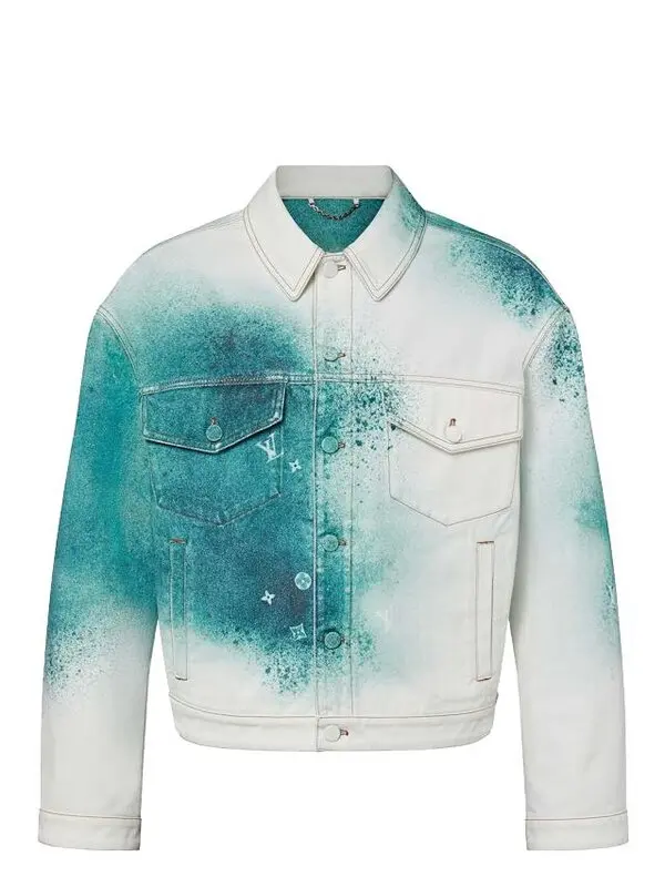 LOUIS VUITTON Spray Denim Jacket - Multicolor