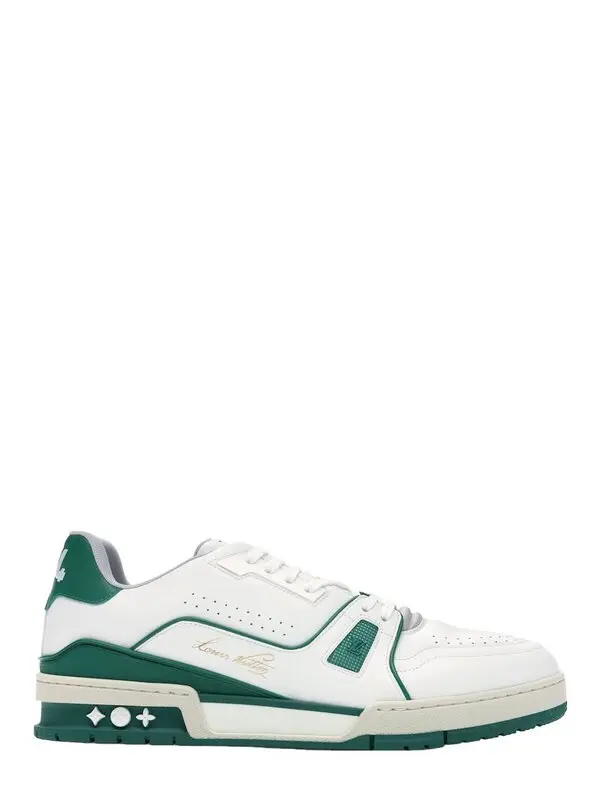 LOUIS VUITTON Trainer Sneaker - White/green