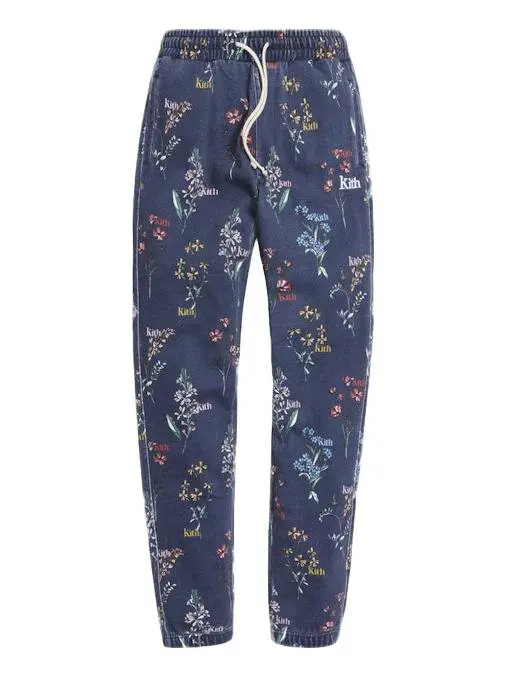 Kith Botanical Floral Williams Sweatpants - Nocturnal