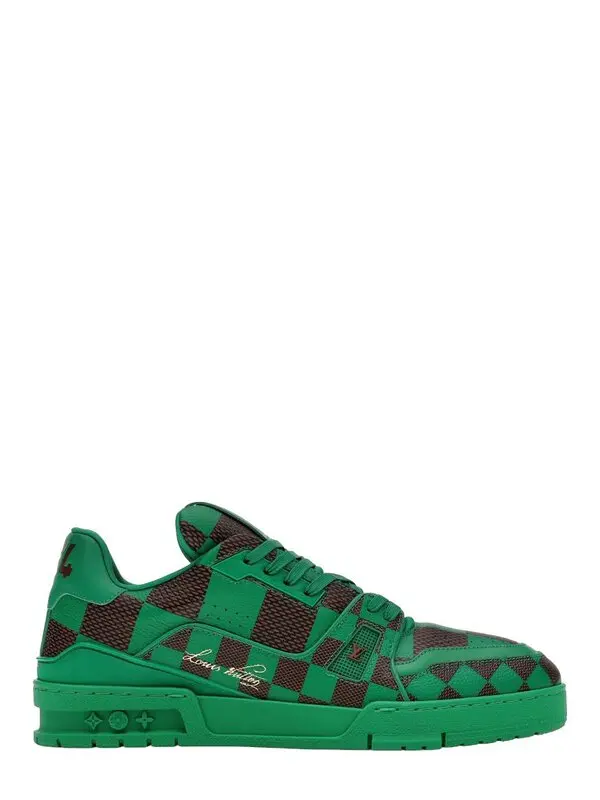 LOUIS VUITTON Trainer Sneaker Damier Pop - Green