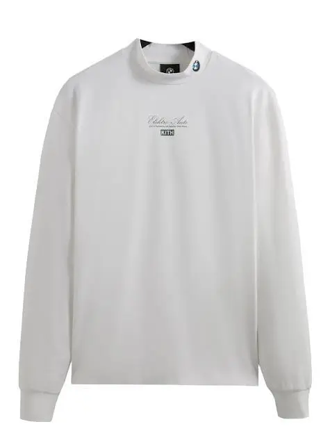 Kith Bmw Long Sleeve Mock Neck - White