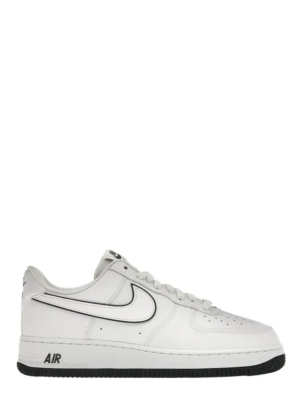 Nike Air Force 1 '07 Low Outline Swoosh - White/black
