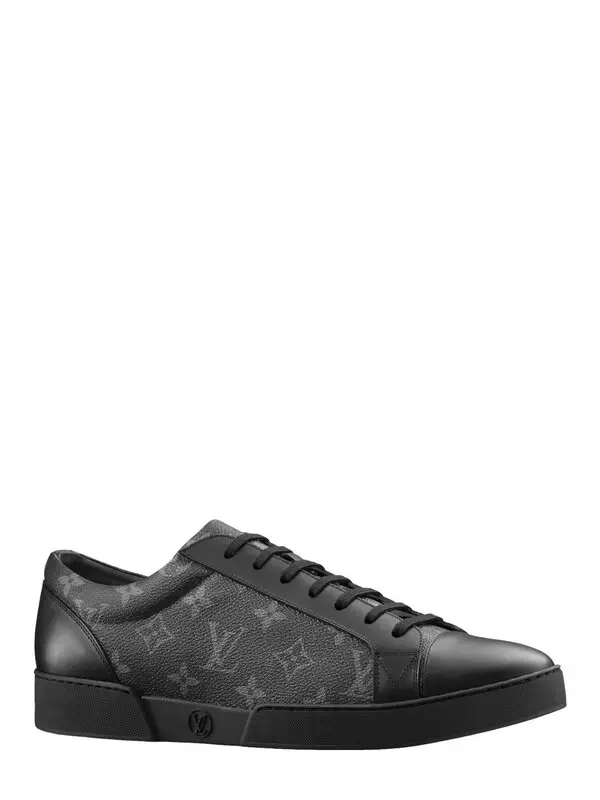 LOUIS VUITTON Match Up Monogram Sneakers - Black