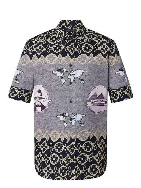 LOUIS VUITTON Wax Short Sleeve Shirt - Multicolor