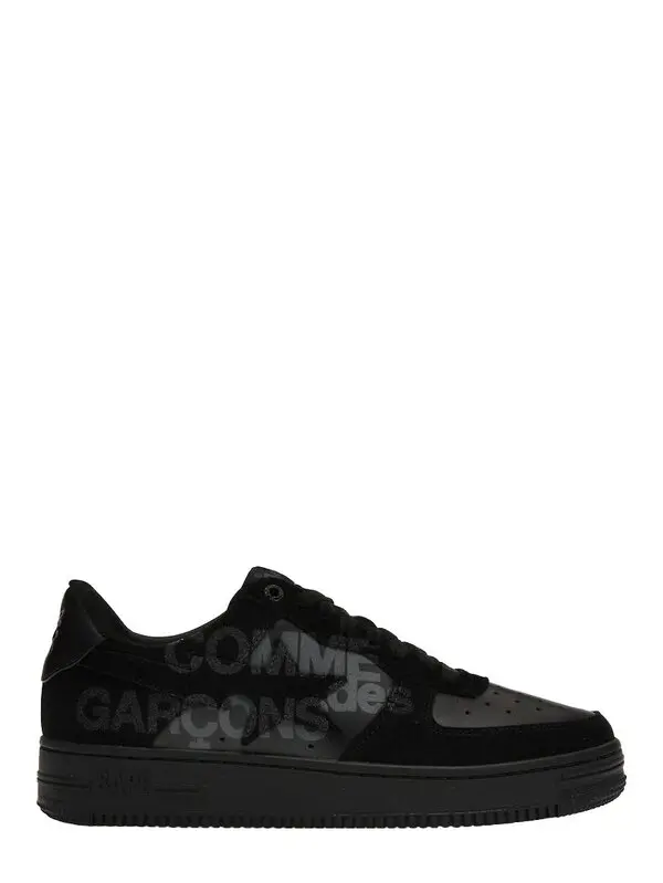 BAPE A Bathing Ape Sta Comme Des Garcons Osakain Sneakers - Black/grey