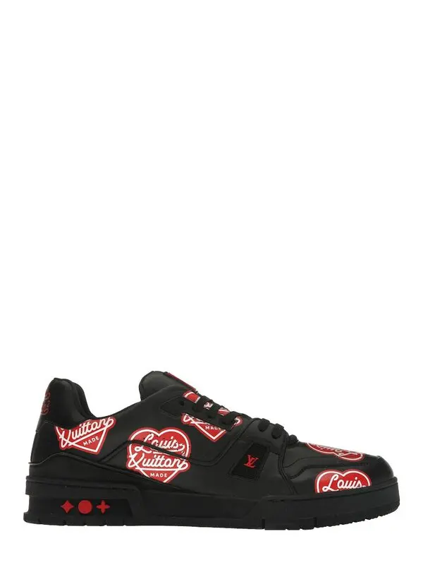 LOUIS VUITTON Trainer Nigo Madein Sneakers - Black/red