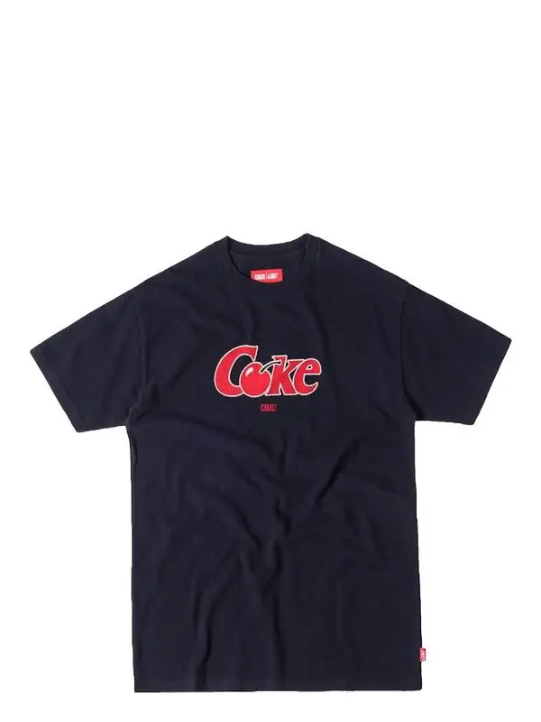 Kith Coca Cola Cherry Coke Vintage Tee Shirt - Navy Blue
