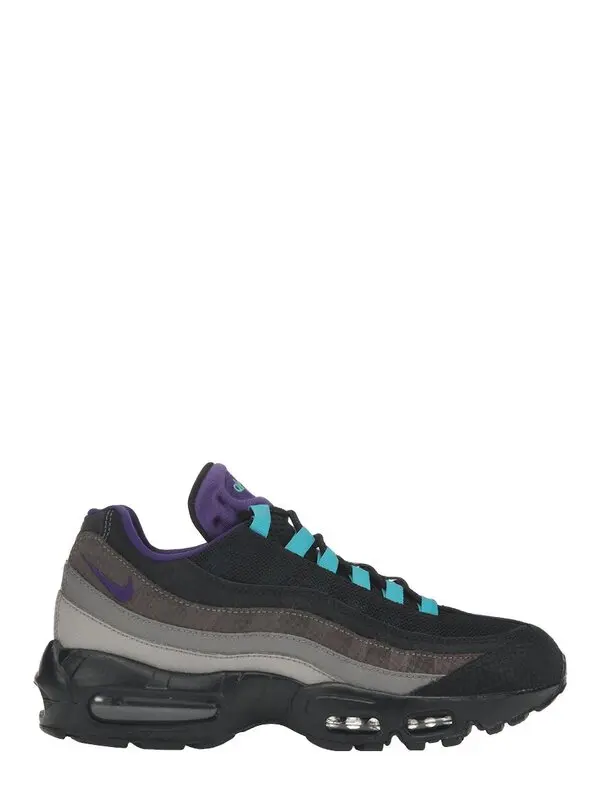 Nike Air Max 95 Sneakers - Black/court Purple/teal Nebula