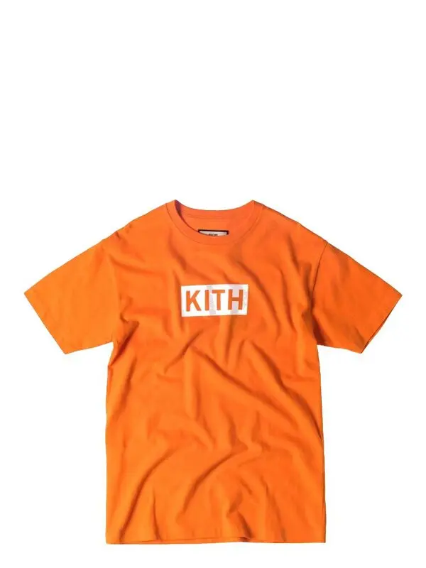 Kith Classic Logo Tee Shirt - Orange