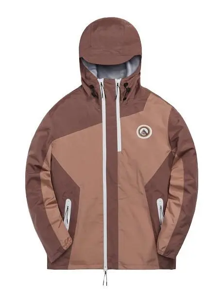 Kith Colorblocked Tech Madison Jacket - Dusty Mauve