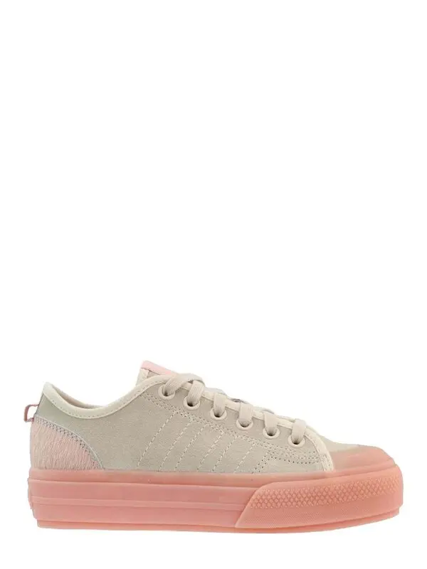 Adidas Nizza Rf Platform Low Sneakers - Linen/vapour Pink