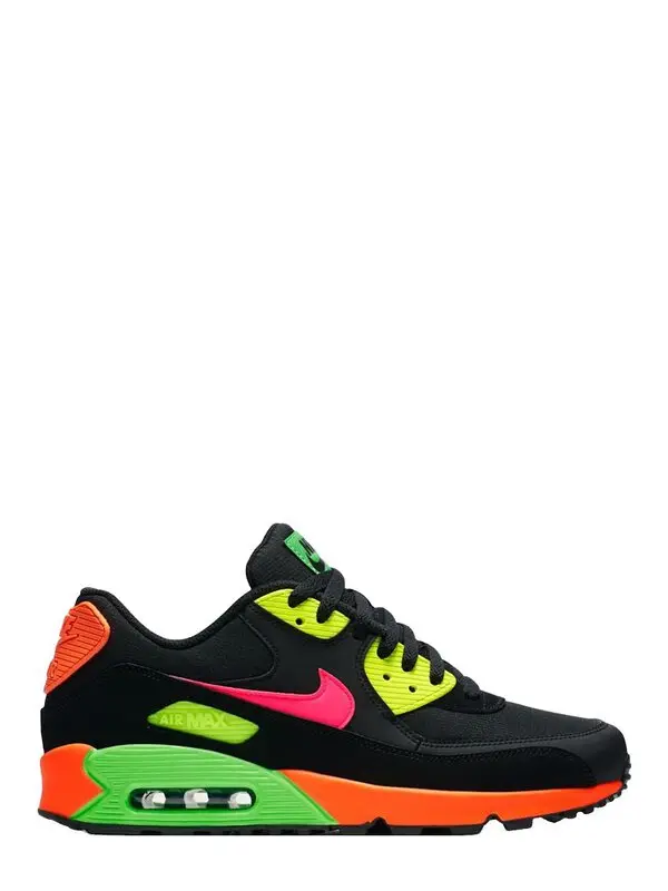 Nike Air Max 90 Tokyo Neon - Black/racer Pink/hyper Crimson