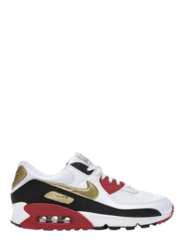 Nike Max 90 Tokyo Olympics Sneakers - White/metallic Gold/black