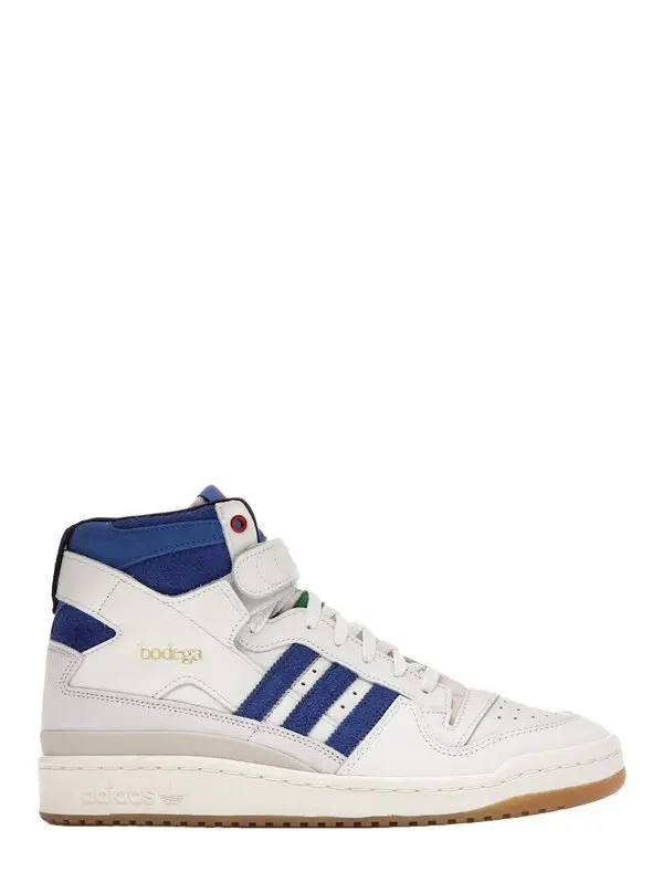 Adidas Forum 84 Hi Bodega Sneakers - White/blue/gum