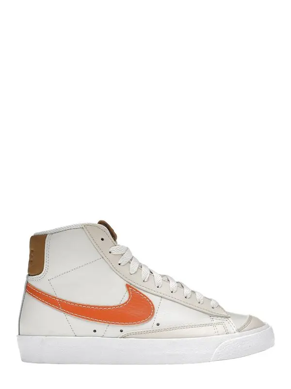 Nike Blazer Mid '77 Emb Inspected Swoosh - Phantom/pearl White/elemental Gold