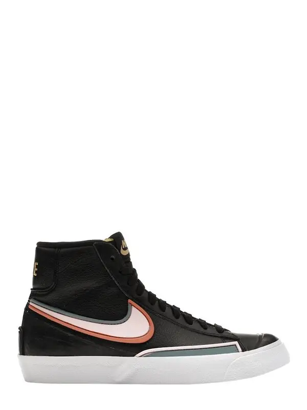 Nike Blazer Mid 77 Infinite Sneakers - Black/ozone Blue/healing Orange