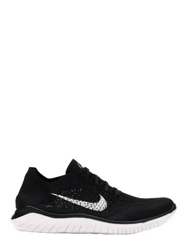 Nike Free Rn Flyknit 2018in Sneakers - Black/white