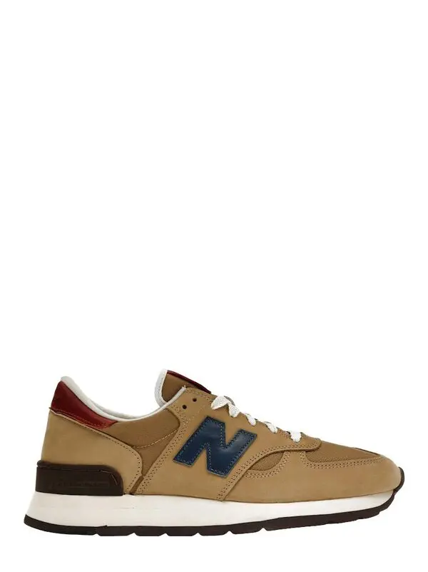 NEW BALANCE 990 Mid-century Sneakers - Modern Beige/blue/red