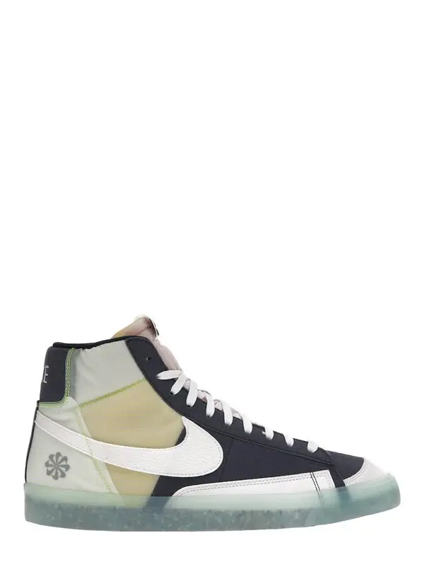 Nike Blazer Mid 77 Move To Zero Sneakers - Armory Navy Blue/summit White/glacier Ice