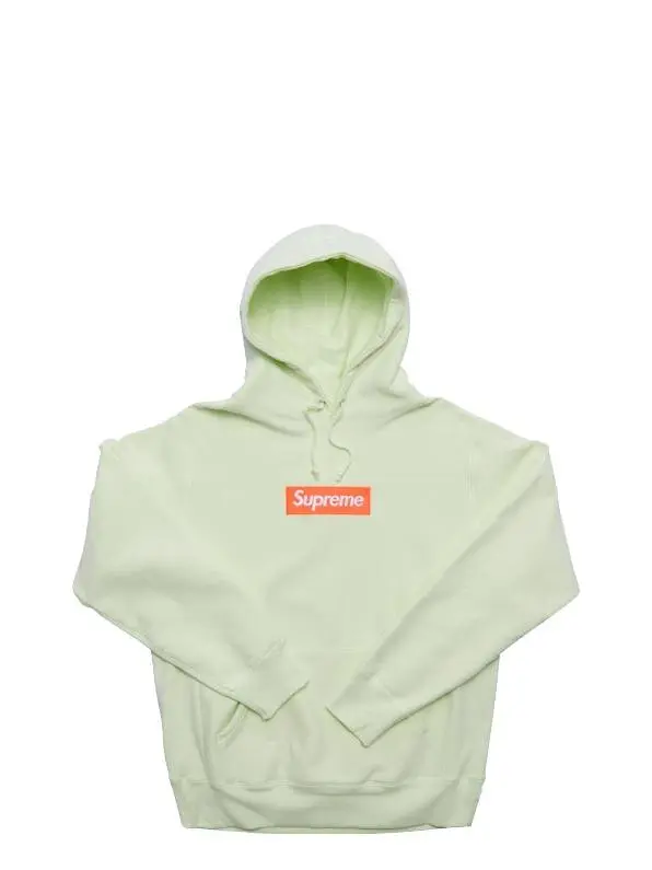 Supreme Box Logo Hoodie Fw17 - Pale Lime