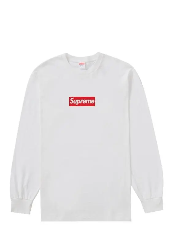 Supreme Box Logo Long Sleeve Tee Shirt - White