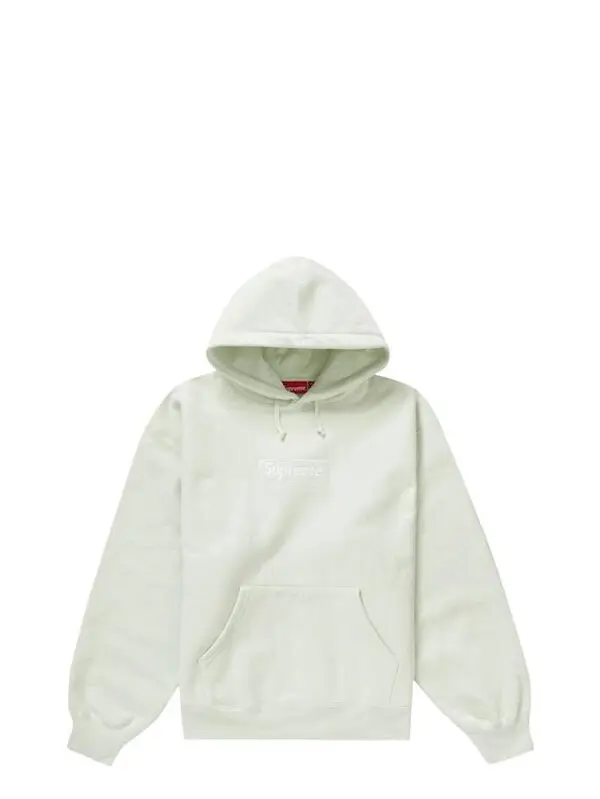 Supreme Box Logo Hooded Sweatshirt - Light Green