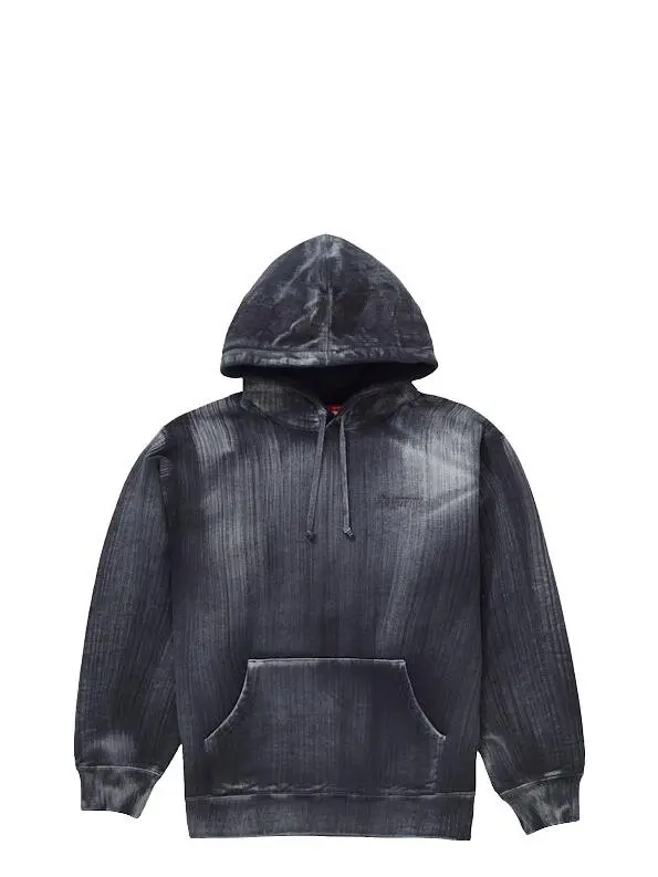 Supreme Brush Stroke Hooded Sweatshirt - Black