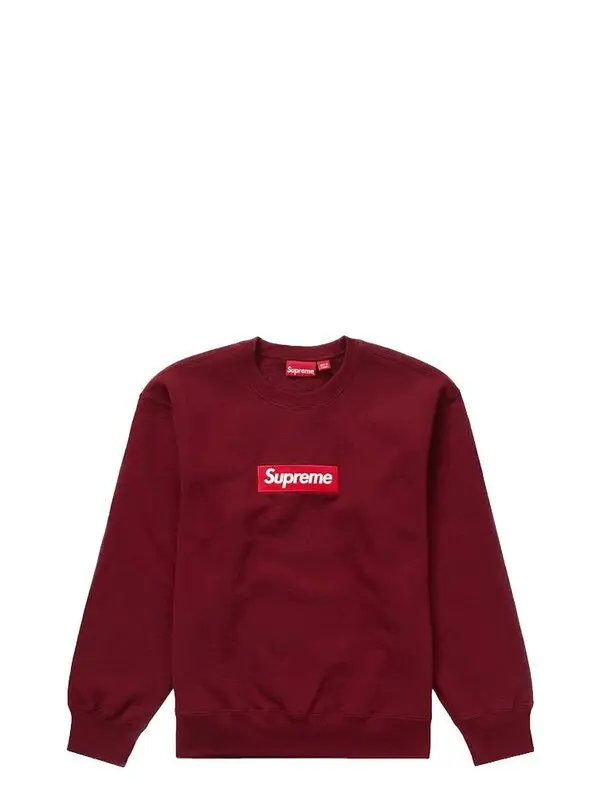 Supreme Box Logo Crewneck Sweatshirt Fw22 - Cardinal