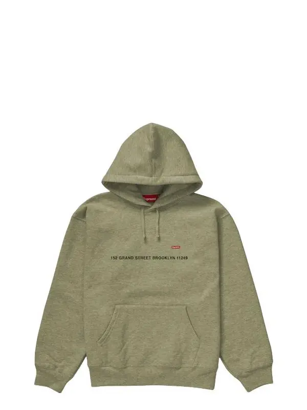 Supreme Small Box Hooded Sweatshirt - Light Olive