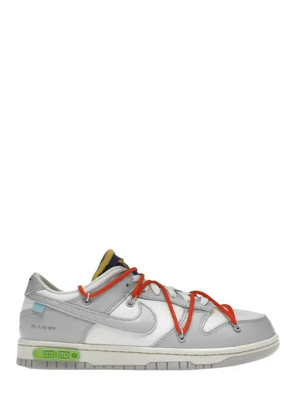 Nike Dunk Low Off-white Lot 23 - Sail/neutral Grey/habanero Red