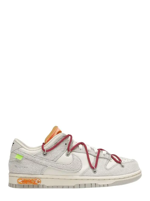 Nike Dunk Low Offwhite Lot 35 Sneakers - Sail/neutral Grey/sweet Beet