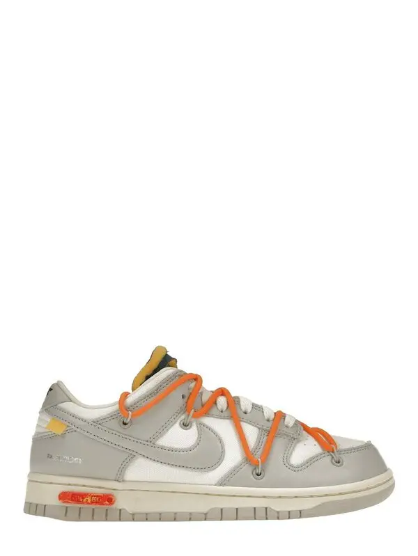 Nike Dunk Low Offwhite Lot 44 Sneakers - Sail/neutral Grey/alpha Orange