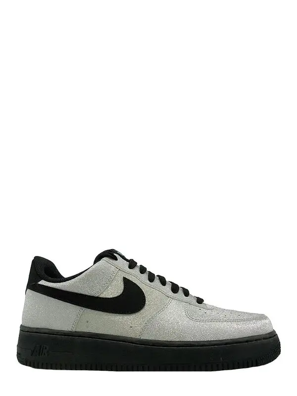 Nike Air Force 1 Low Lv8 Diamond Quest Sneakers - Metallic Silver/black/aqua