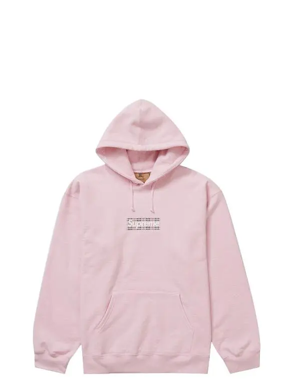 Supreme Box Logo Hooded Sweatshirt - Light Pink