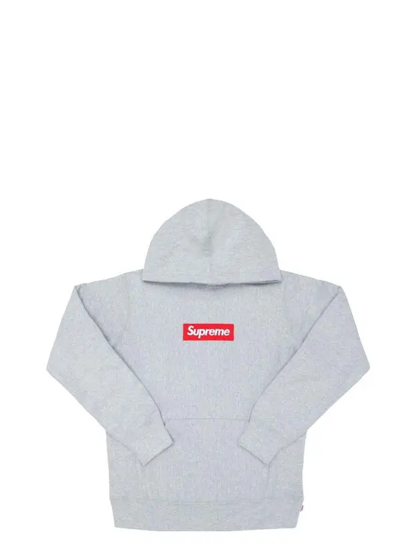 Supreme Box Logo Hoodie - Heather Grey