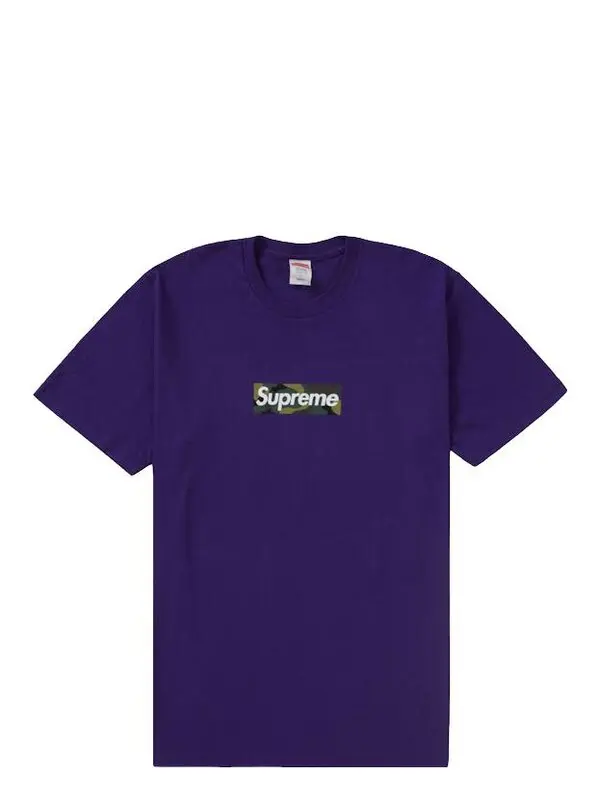 Supreme Box Logo Tee Shirt - Purple
