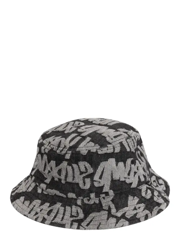 Supreme Fat Tip Jacquard Denim Crusher Hat - Black