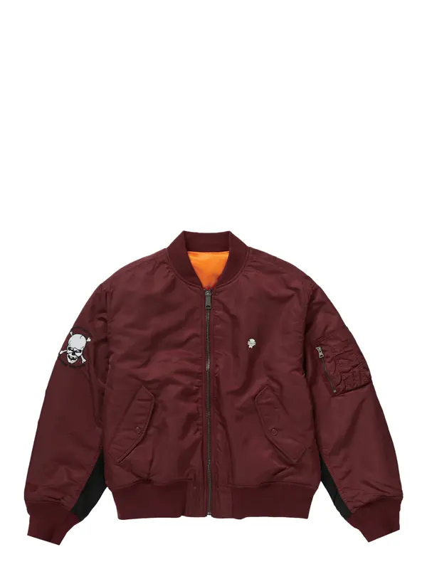 Supreme Bounty Hunter Ma1 Jacket - Burgundy