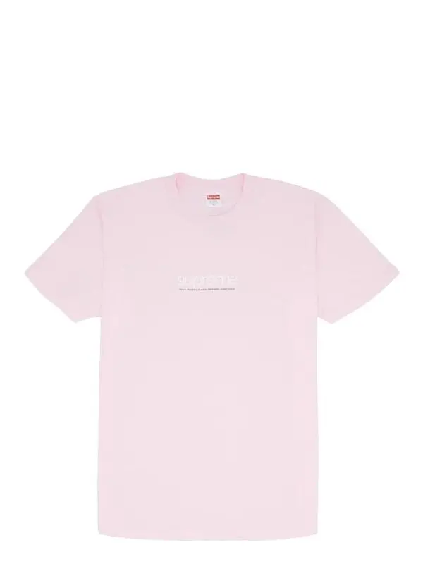 Supreme Five Boroughs Tee Shirt - Light Pink