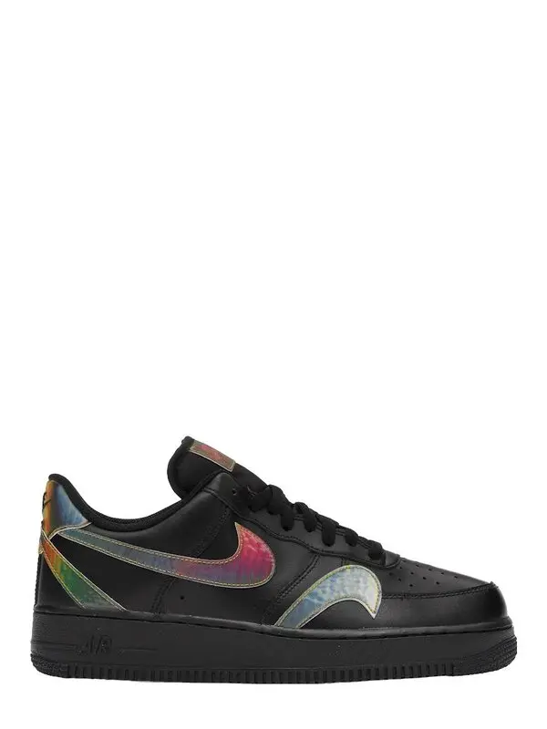 Nike Air Force 1 Low Misplaced Swooshes - Black/reflect Silver