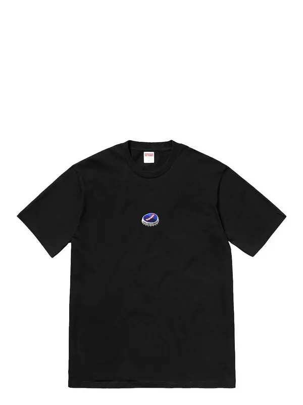 Supreme Bottle Cap Tee Shirt - Black