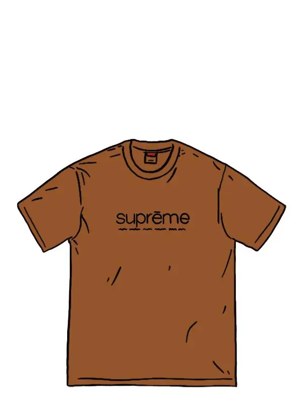Supreme Five Boroughs Tee Shirt - Brown