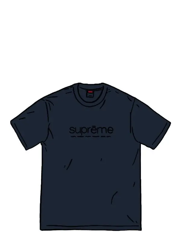 Supreme Five Boroughs Tee Shirt - Navy Blue