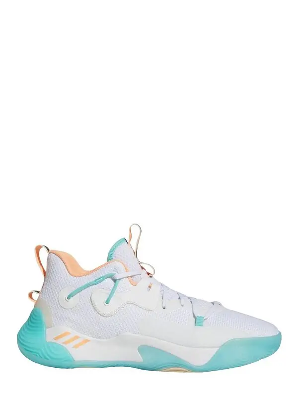 Adidas Harden Stepback 3 The Bahamas Sneakers - Cloud White/beam Orange/ecru Tint