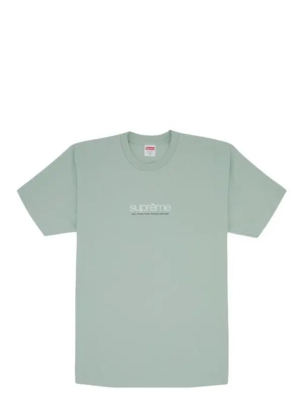 Supreme Five Boroughs Tee Shirt - Pale Aqua